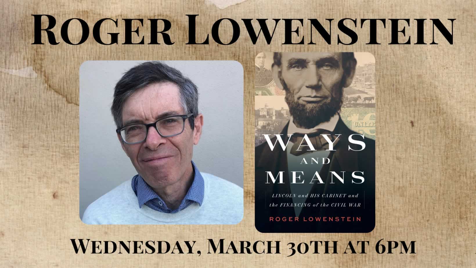Roger Lowenstein presents Ways and Means :: Vero Beach Book Center